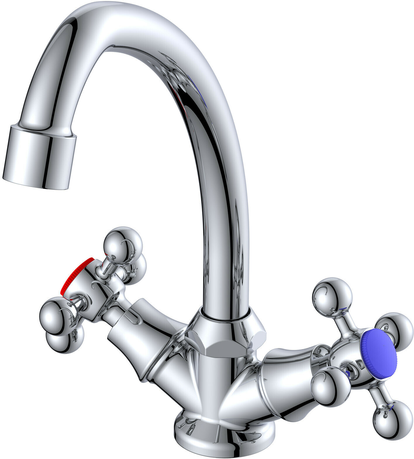 Смеситель для кухни вентильный ECONOCE серия 500, J-излив (EC0503)