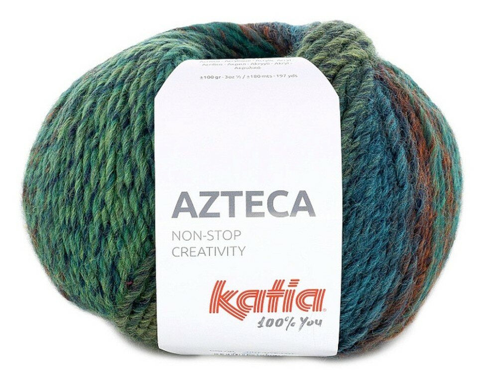 Пряжа #493.7891 Azteca 100 г 180 м Katia