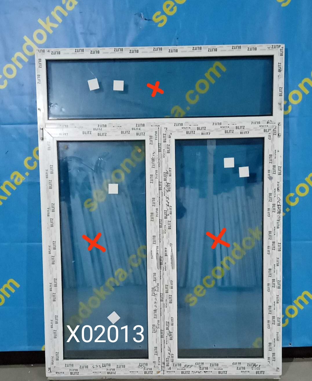 Пластиковое окно Б/У 2010(в) 1600 об х 1480(ш)