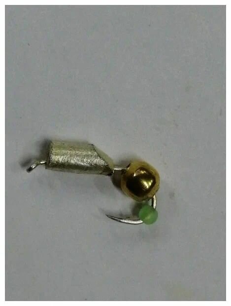 Мормышка вольфрамовая Столбик с ухом цвет: Серебро 3мм 1.1гр 10шт