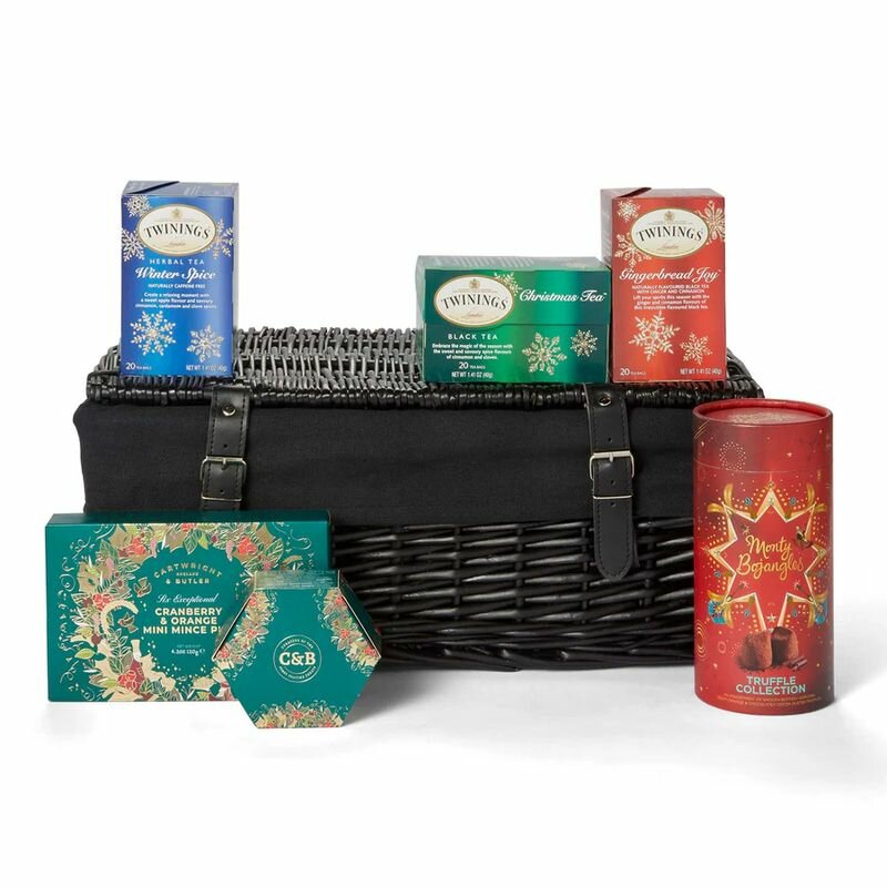 Набор Twinings Yuletide Tea And Treats с чаем и лакомствами