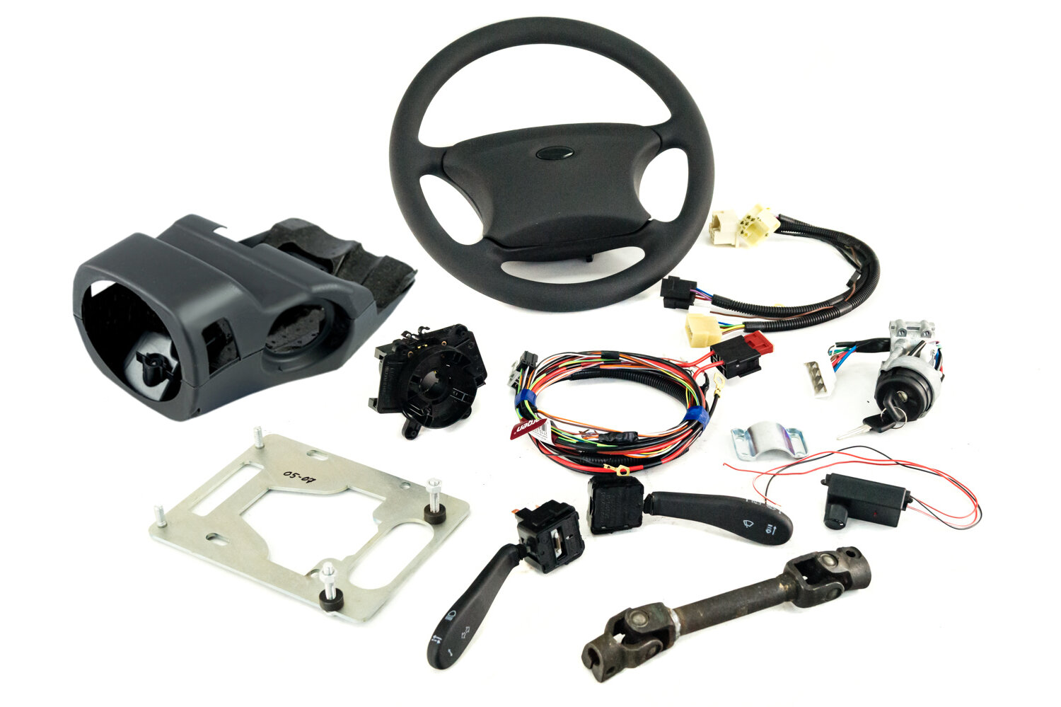 Установочный комплект электроусилителя руля без ЭУРа, с обманкой датчика скорости на Лада Нива 4х4 карбюратор