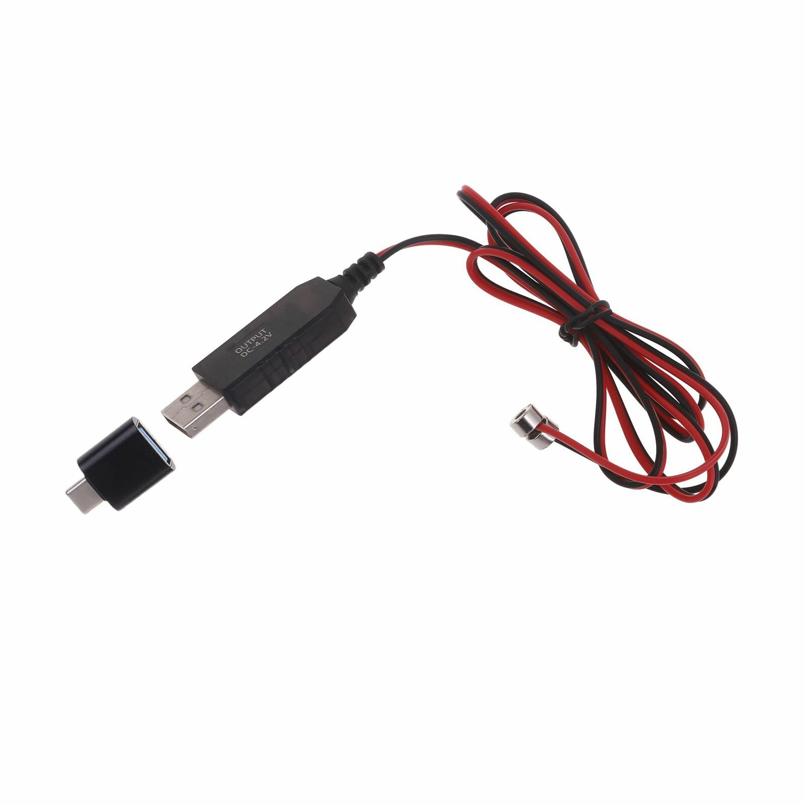 (1 комплект) Магнитный зарядный кабель USB 4,2 В + разъем Type C (магнитный)