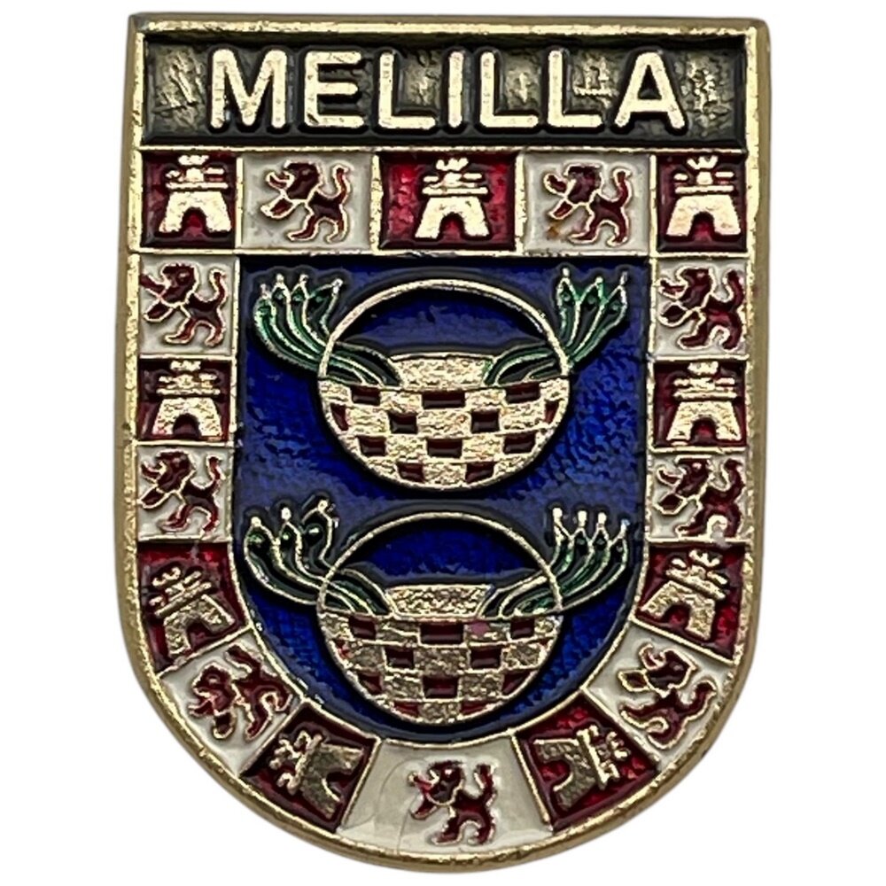 Знак "Melilla (Мелилья). Гербы регионов Испании" Россия 2007 г.