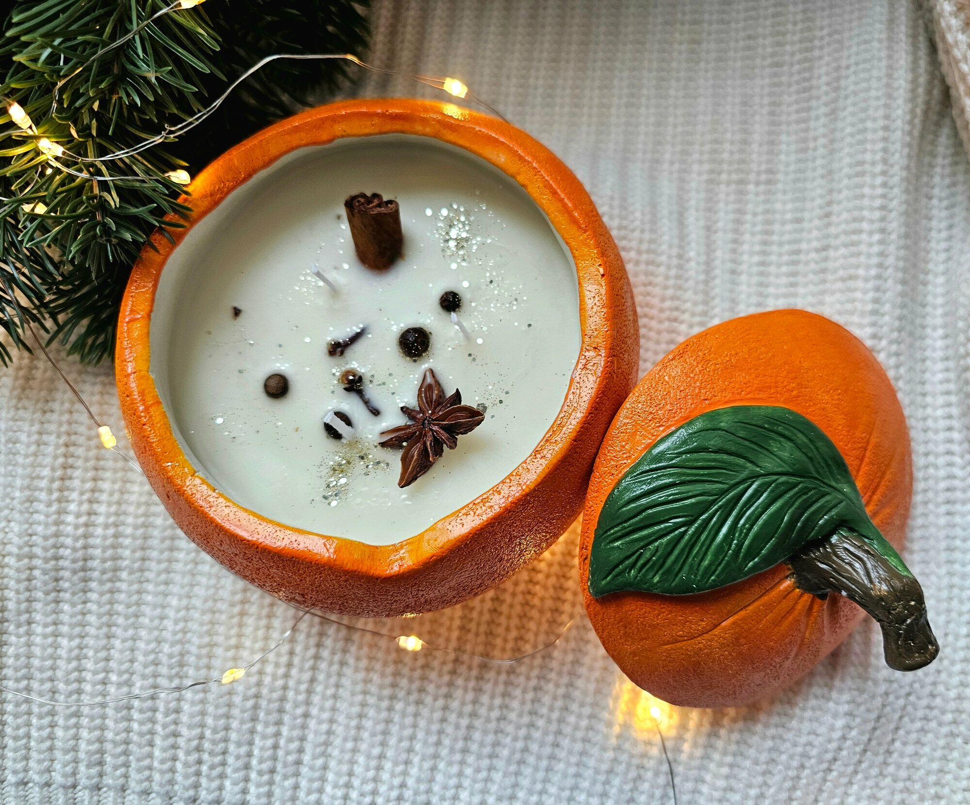 Ароматическая свеча "Мандарин",