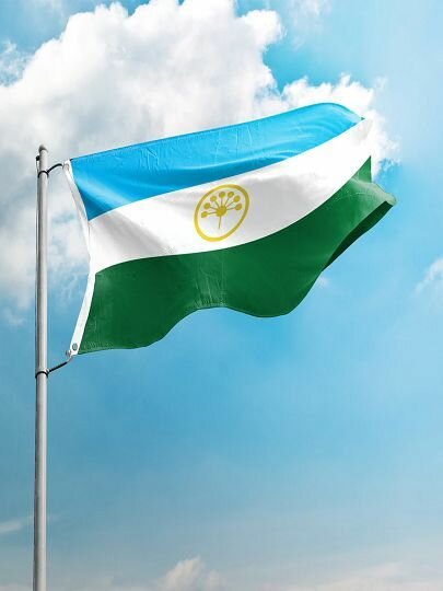 Флаг Республики Башкортостан