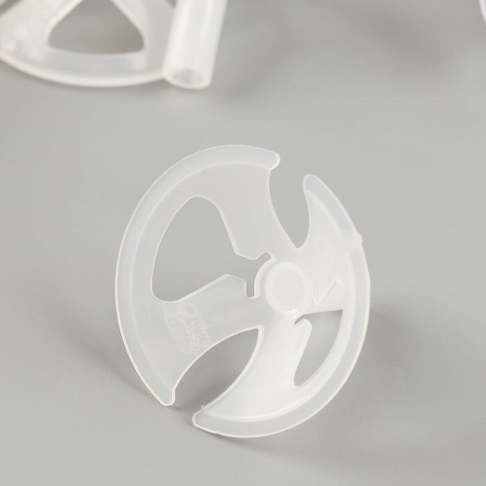 Держатель-зажим для шаров, d 5 мм, цвет прозрачный, набор 100 шт.