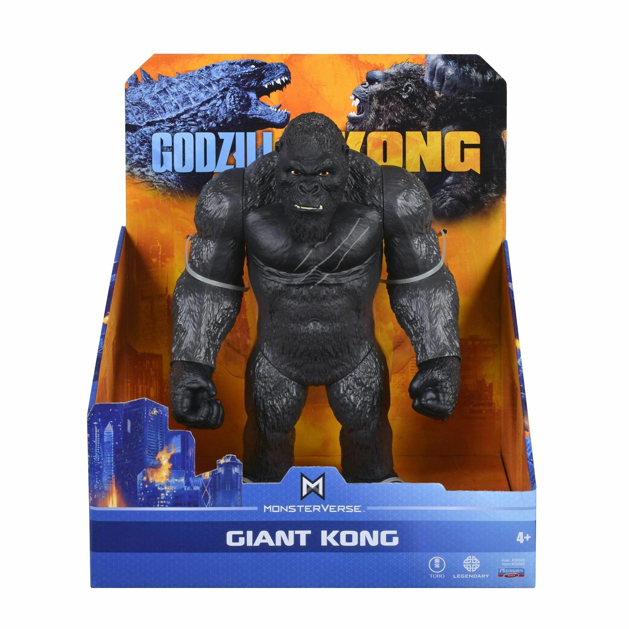 Playmates Toys Godzilla vs Kong monsterverse / 11-дюймовая фигурка гигантского Мехагодзиллы , Годзилла против Конга