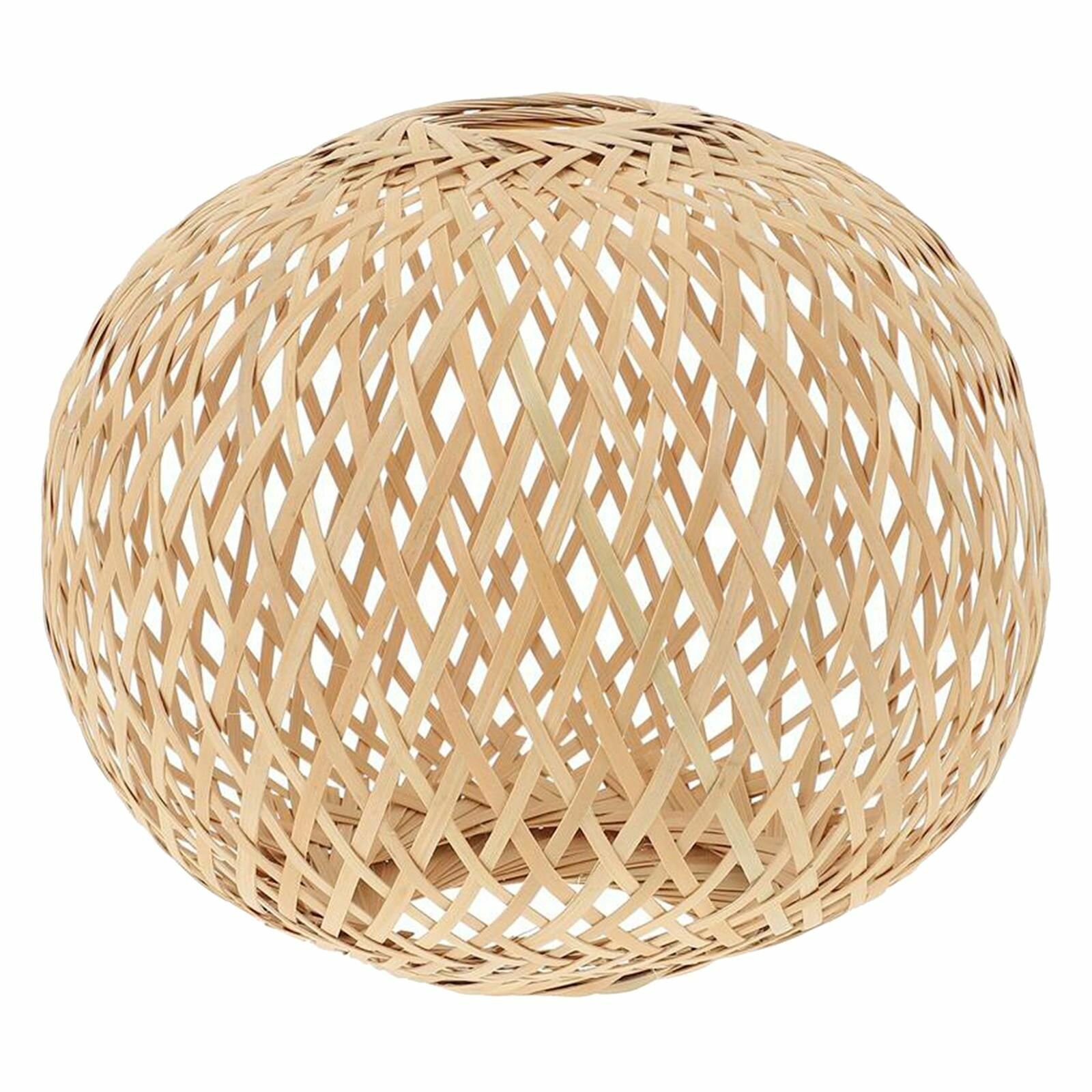Бамбуковый плетеный абажур Подвесной светильник Shade 21x20см
