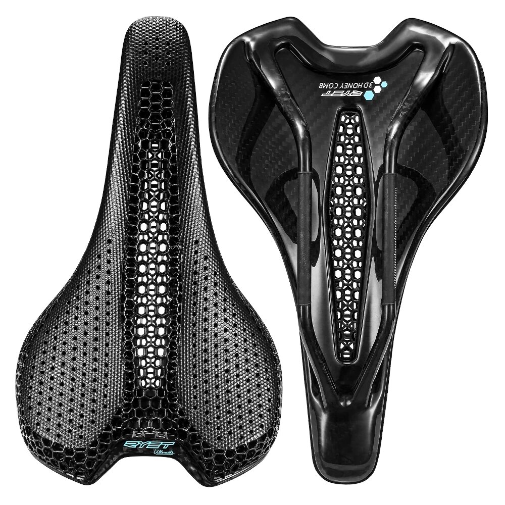 RYET Carbon Saddle 190г, 7x9, 3D Printed Saddle