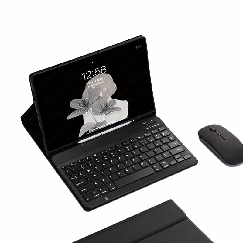 Чехол с клавиатурой для Samsung Galaxy Tab A8 10.5 дюйма 2021 (модель: SM-X200/SM-X205) С Мыши