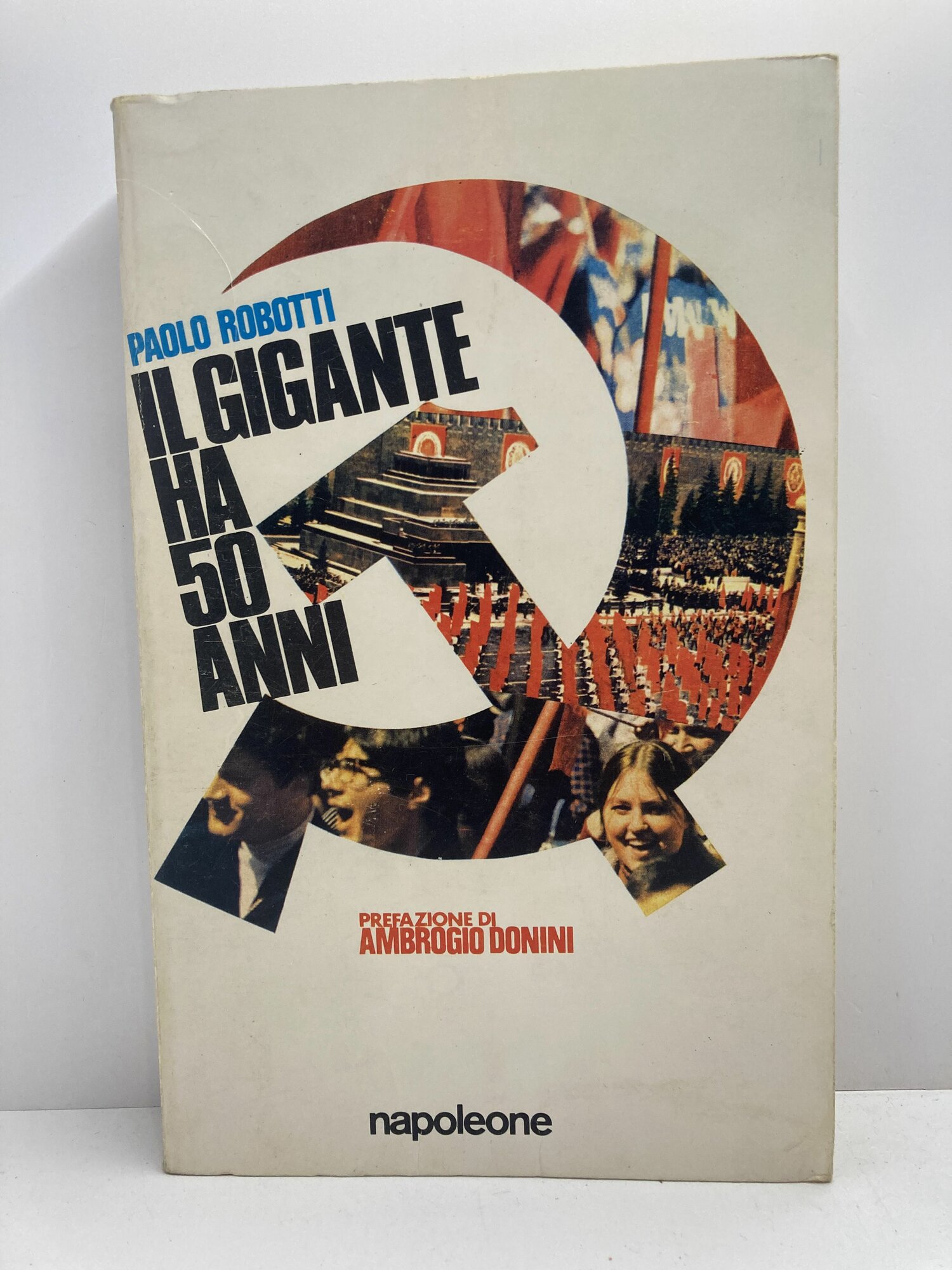 Книга PAOLO ROBOTTI "IL GIGANTE HA 50 ANNI" букинистическая, 1973 год, гиганту 50 ЛЕТ