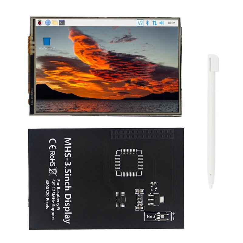 Сенсорный экран 3,5" для Raspberry Pi, Цвет: 50 FPS