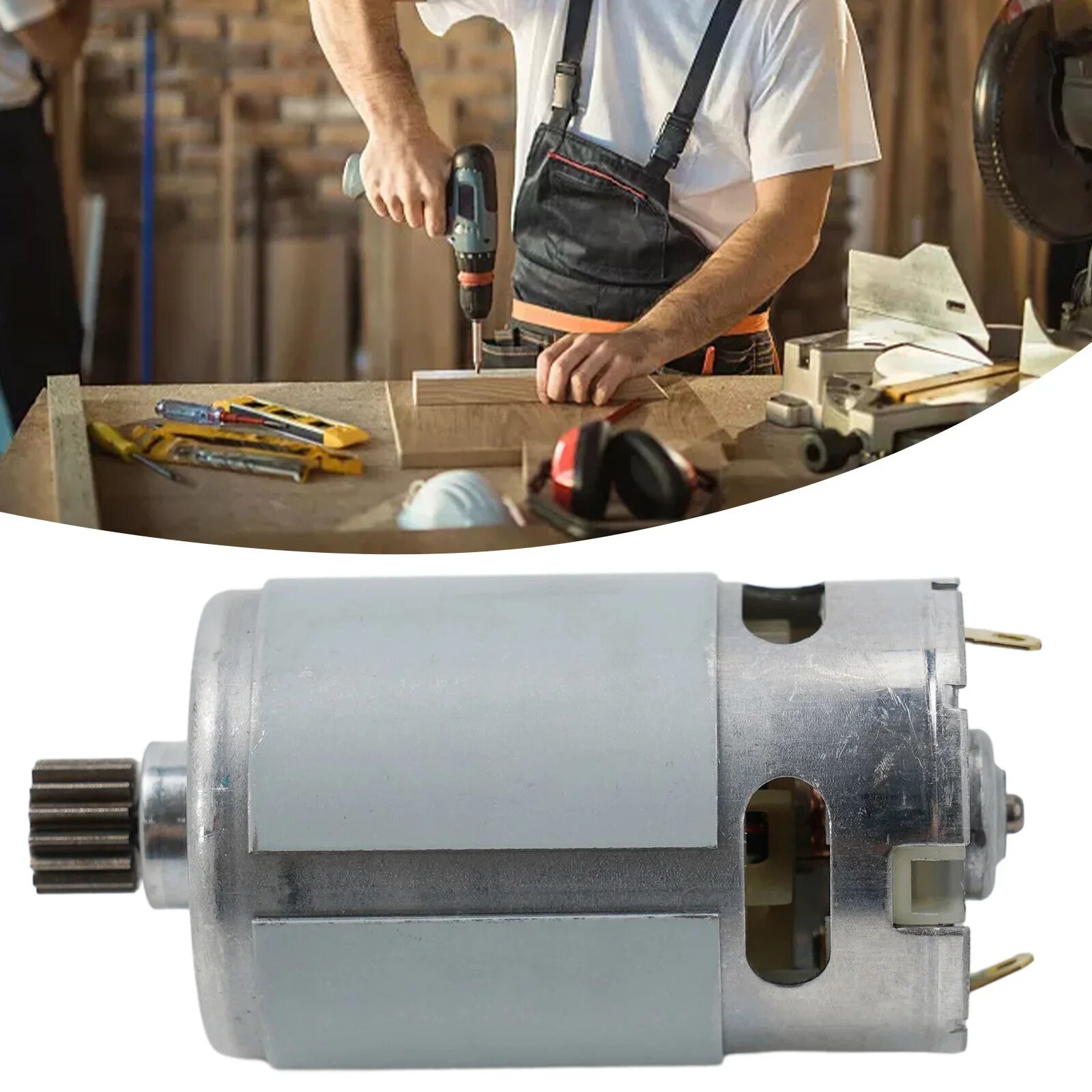 Двигатель постоянного тока с 15 зубцами, 1 шт, 10,8 В, 12 В для GSR-2-Li TSR1080-2-LI GSR1200-2-LI GSR1080-2-LI, детали для беспроводного дрели