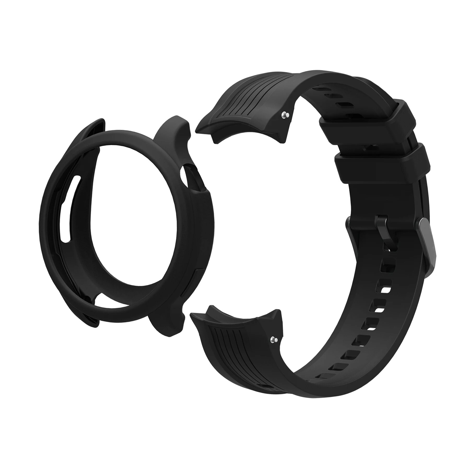Черный силиконовый ремешок для Amazfit Balance C-black