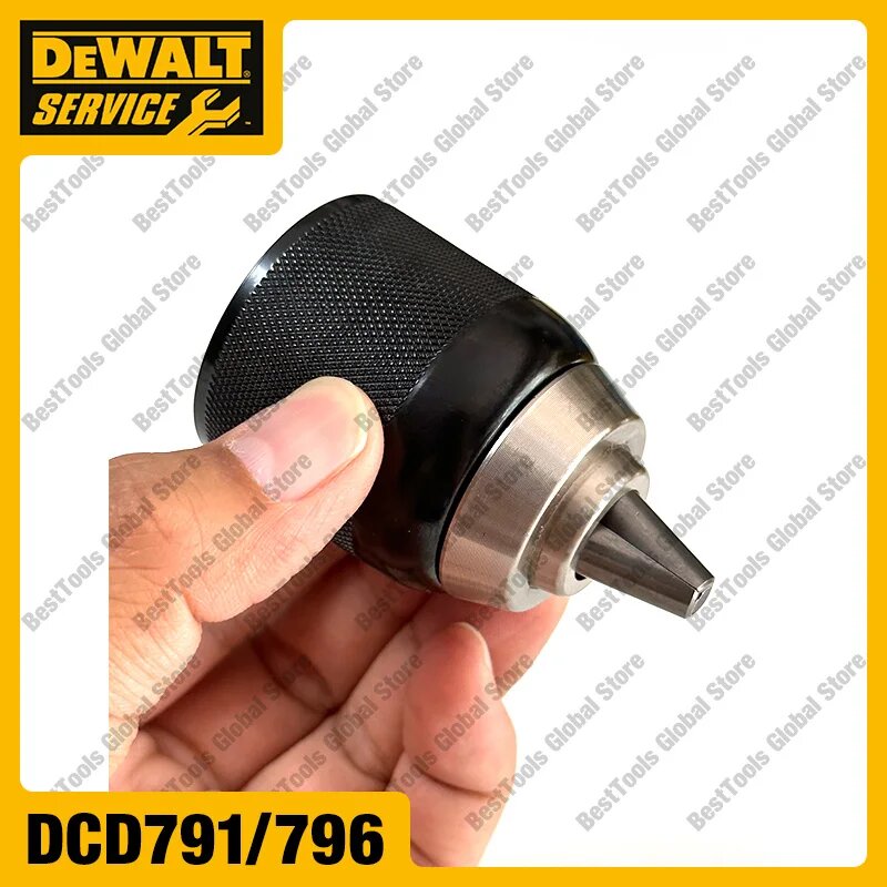 Патрон без ключа для DeWALT DCD797 DCD792 DCD791 DCD790 DC988K DC984KN DCD796 N196034, аксессуары для электроинструментов, электрический
