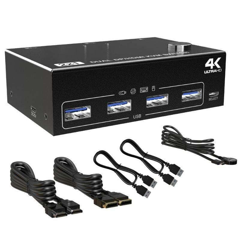 (1x) USB 3.0 HDMI KVM-переключатель 202DH3