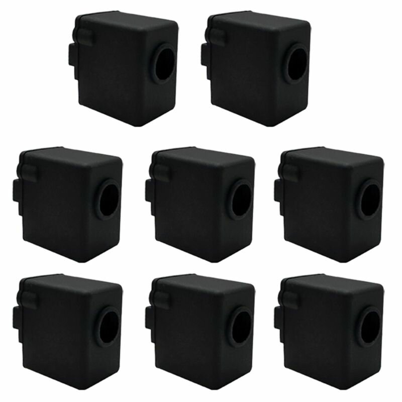 1/2/3/5/6/8 шт. для Kobra2 Hotend, силиконовые носки, черная крышка, головка принтера, 3D детали, чехлы термоблоков