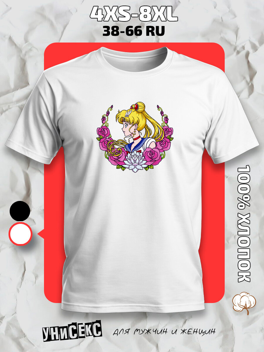 Футболка с принтом Сейлор Мун