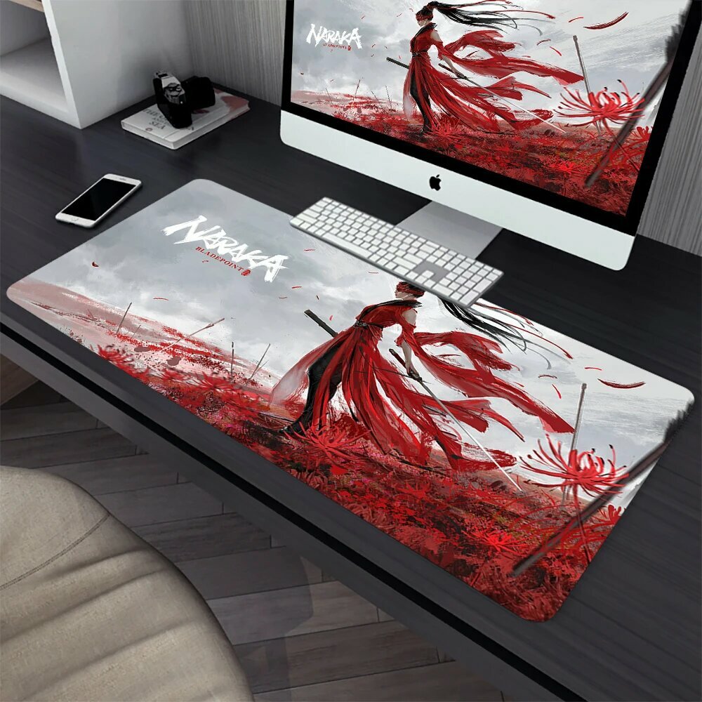 NBDRUICAI Большой игровой коврик для мыши Naraka Bladepoint LockEdge600x300x3mm, A7