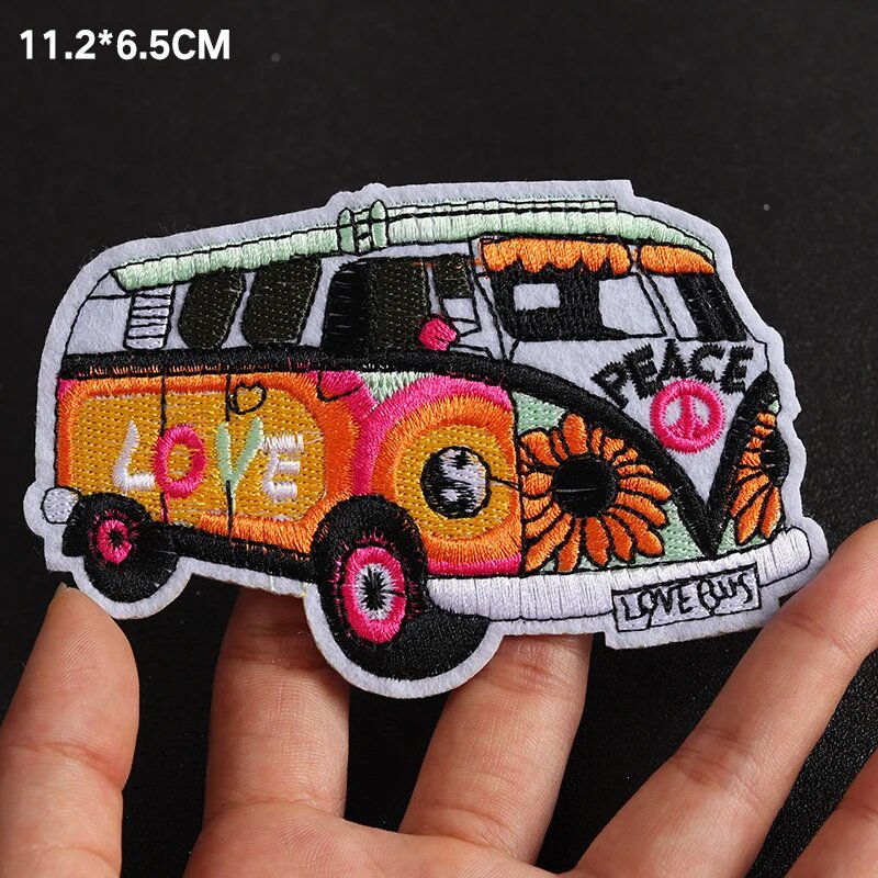 Нашивки с вышивкой "Паук, лошадь, медведь, кошка" G-BT0008-11