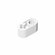 Белый пластиковый блок Gobricks 74695, Color: 090