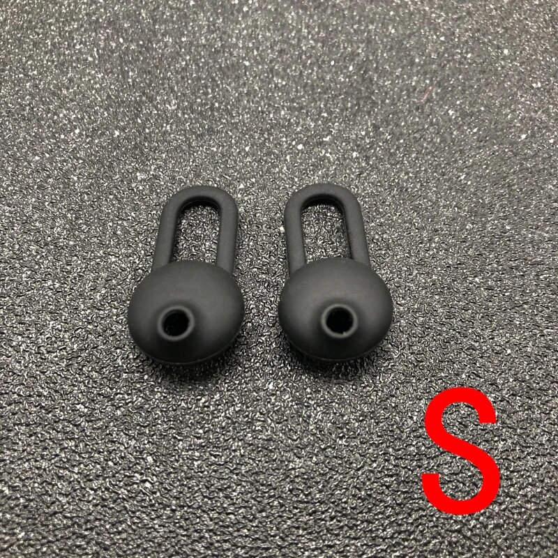 Силиконовые чехлы для наушников Xiaomi Youth Edition S-Black-2pcs