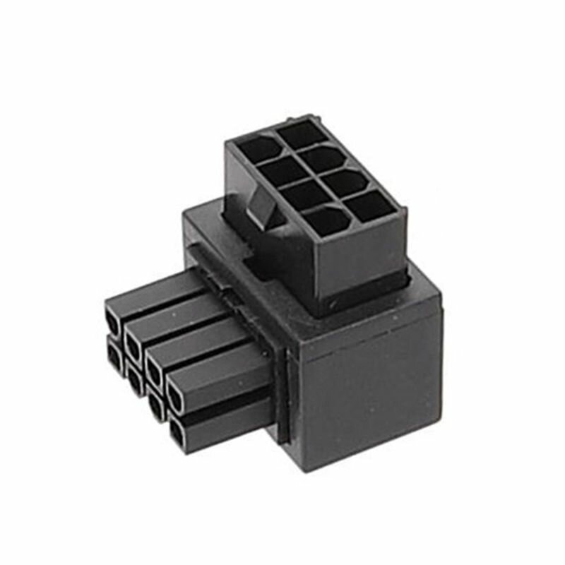 Материнская плата ЦП 8-контактный адаптер питания разъем рулевое управление на 90 градусов