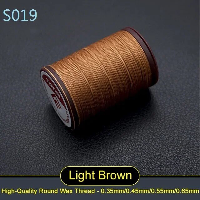 Восковая нить Tepoztec для кожи 0.35mm Diameter, Коричневый, S019 - Light Brown