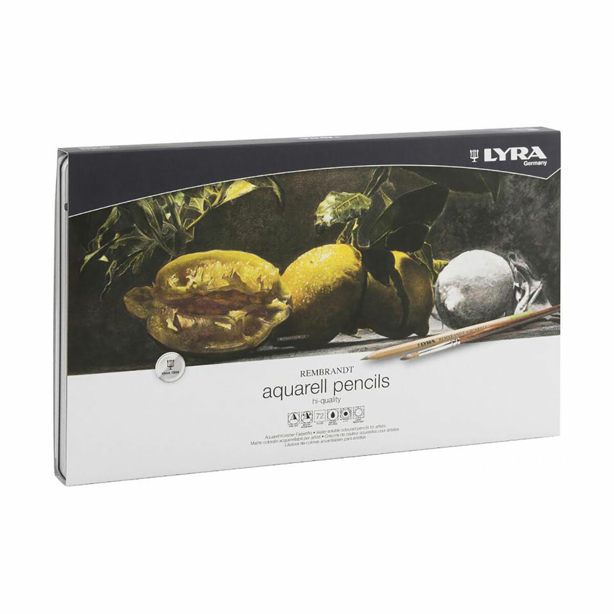 "LYRA" Набор цветных акварельных карандашей Rembrandt 72 цв. L2011720