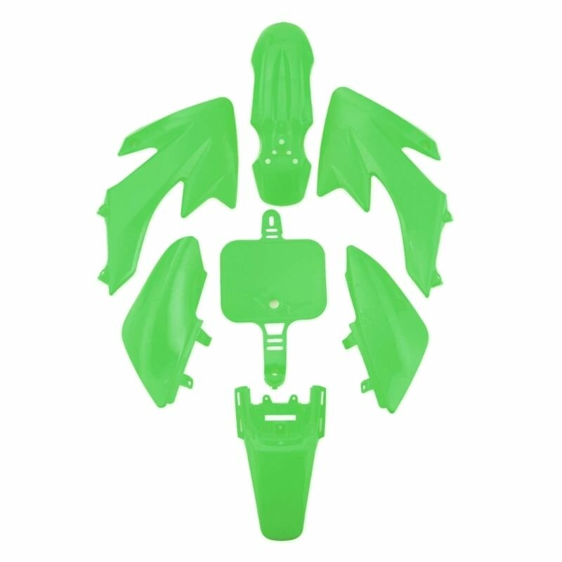 Мотоциклы пластиковые оболочки обтекания для корпуса для CRF50 XR50 2021 год, Зеленый