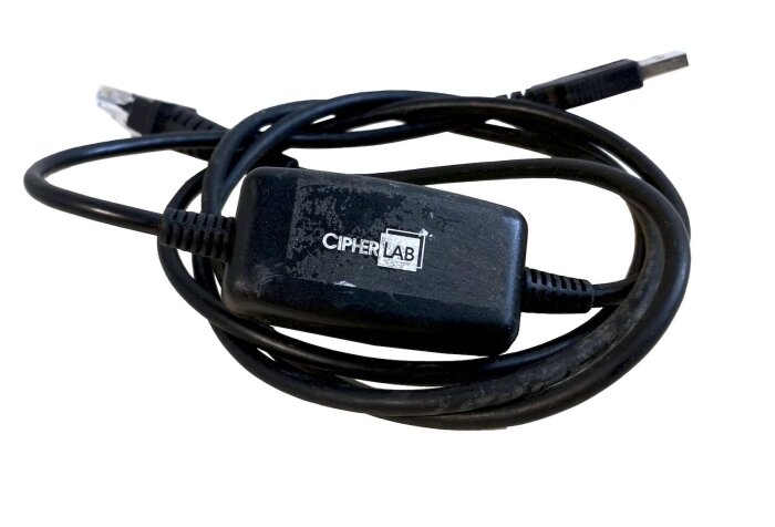 Кабель для считывателя CipherLAB USB virtual Com FOR 308 RJ-45 A308RS0000009 чёрный