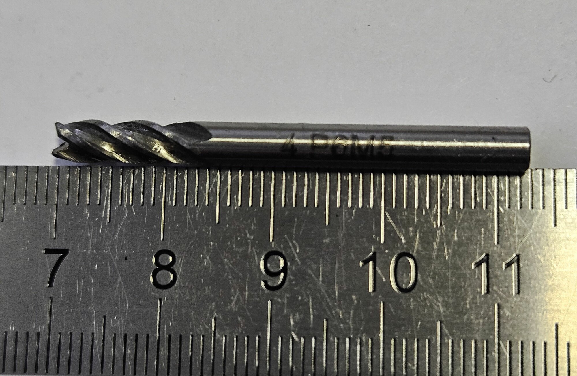 Фреза концевая 4 z4 цилиндрический хвостовик