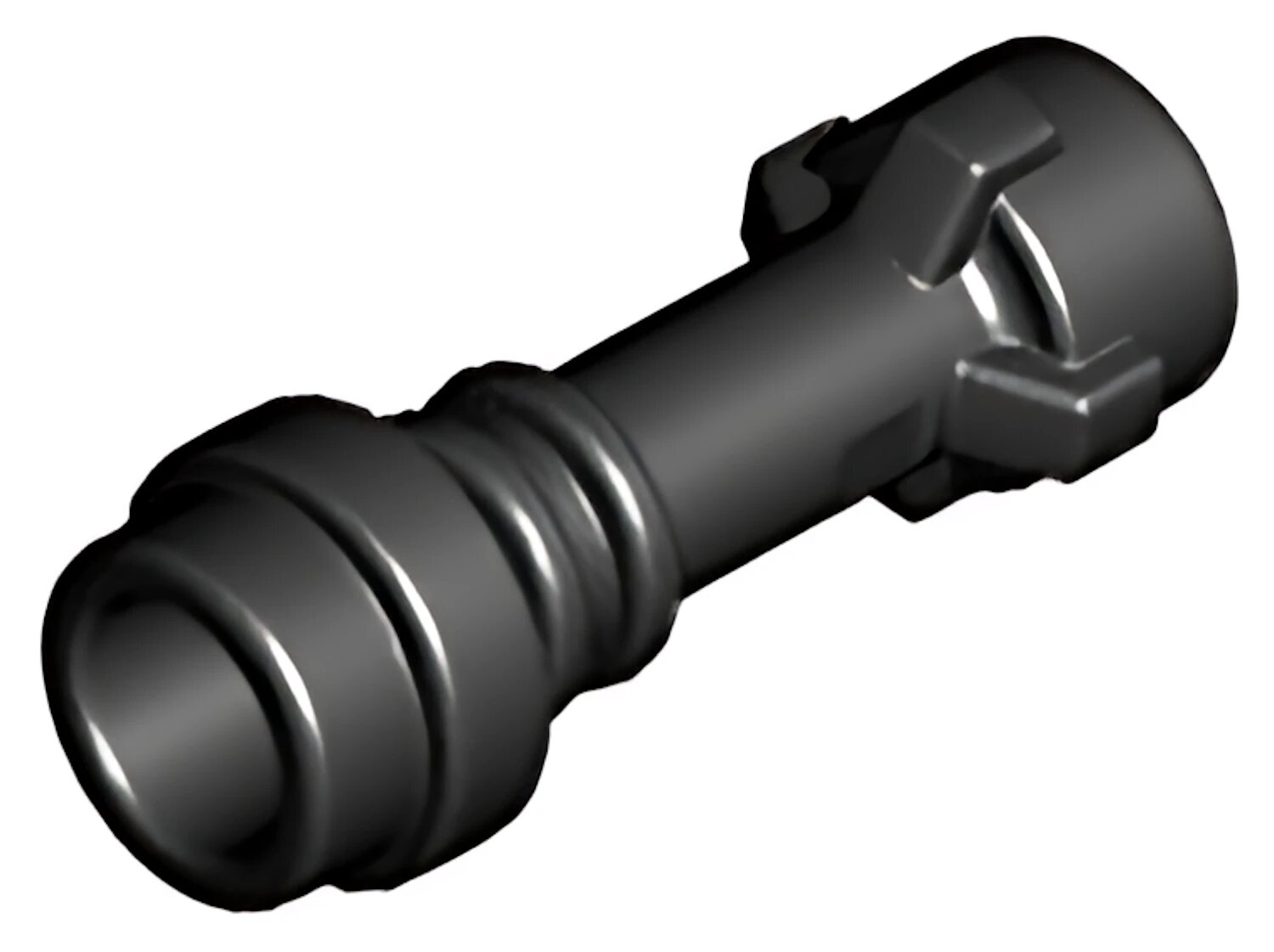 Деталь LEGO Основание светового меча Lego Minifigure, Weapon Lightsaber Hilt Straight 64567 (577, 15556, 23306) Black U