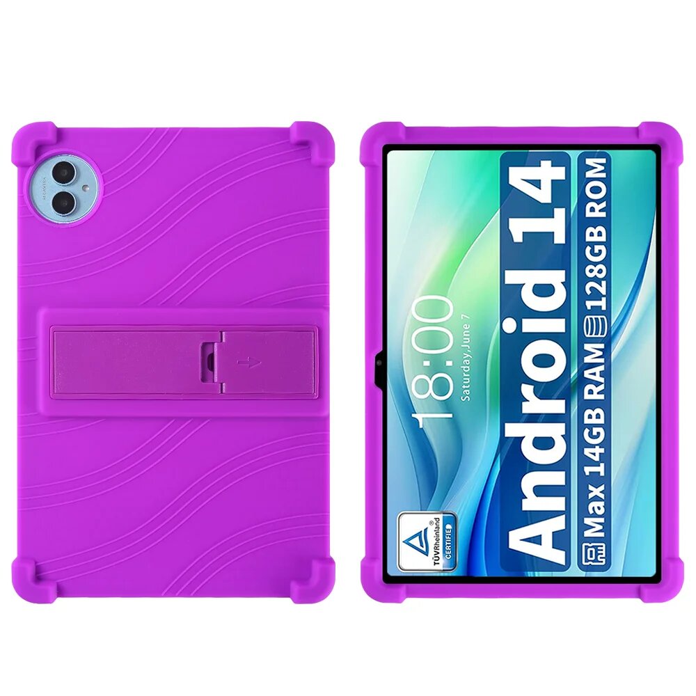 Регулируемый силиконовый чехол-подставка для Teclast P50 P50S Teclast P50-P50S, Purple