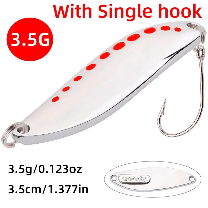 Блесна металлическая 3.5g Silvery-1 Hook