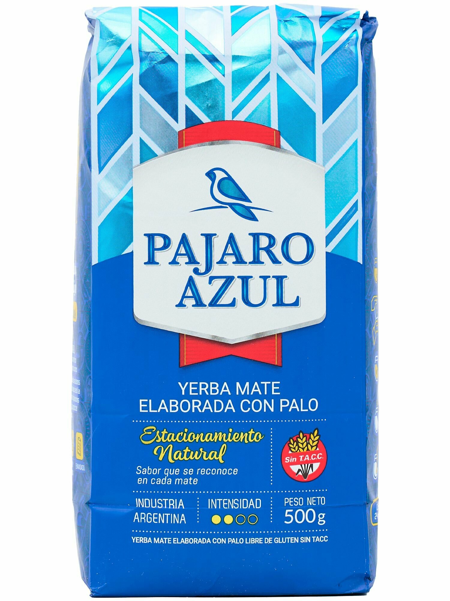 Йерба Мате (парагвайский чай) Pajaro Azul Estacionamiento Natural (premium) 500 грамм