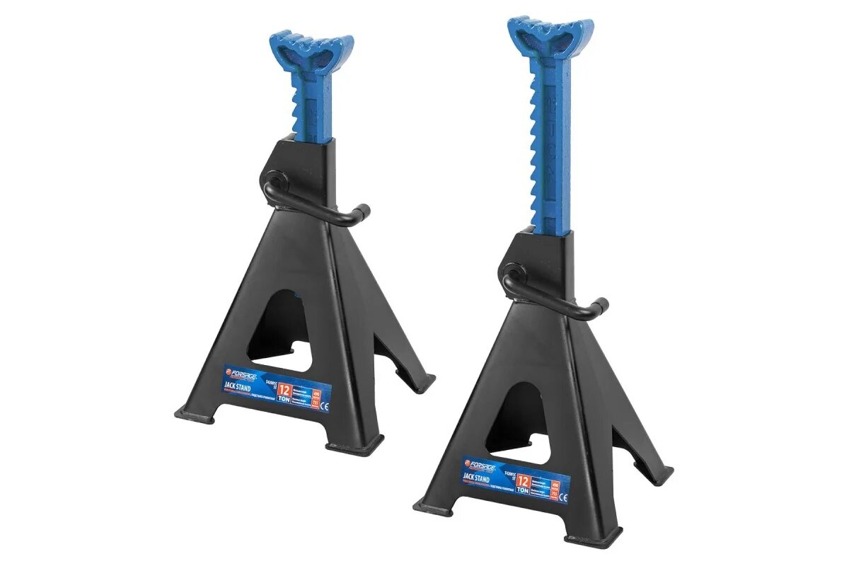 Forsage Подставка ремонтная 12 тонн h min 490 мм, h max 755 мм комплект 2 штуки F-T410001C ST(59785)