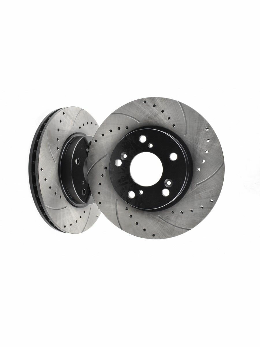 Диск тормозной передний перфорированный для HONDA Civic, Stream, CR-V, SB NAGAMOCHI BR28115PSET