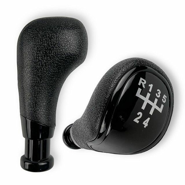 Ручка КПП 2190, Веста, Приора 2 (R-вперед) овал черный глянец