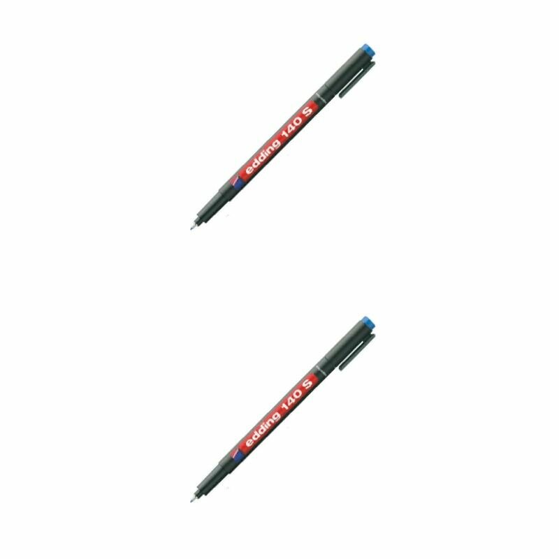 Edding Маркер для глянцевых поверхностей, синий, 0,3 мм, 2 шт.