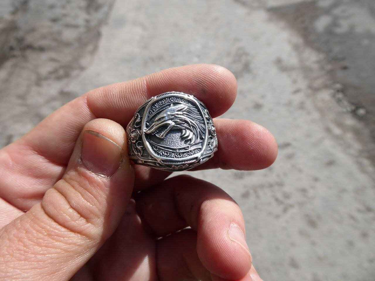 Печатка, серебро, 925 проба