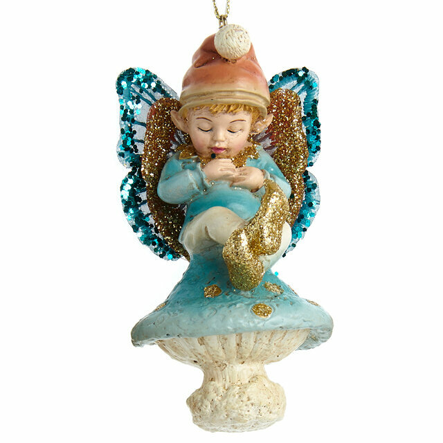 Елочная игрушка Эльф Рой 9 см, Kurts Adler, E0922-2