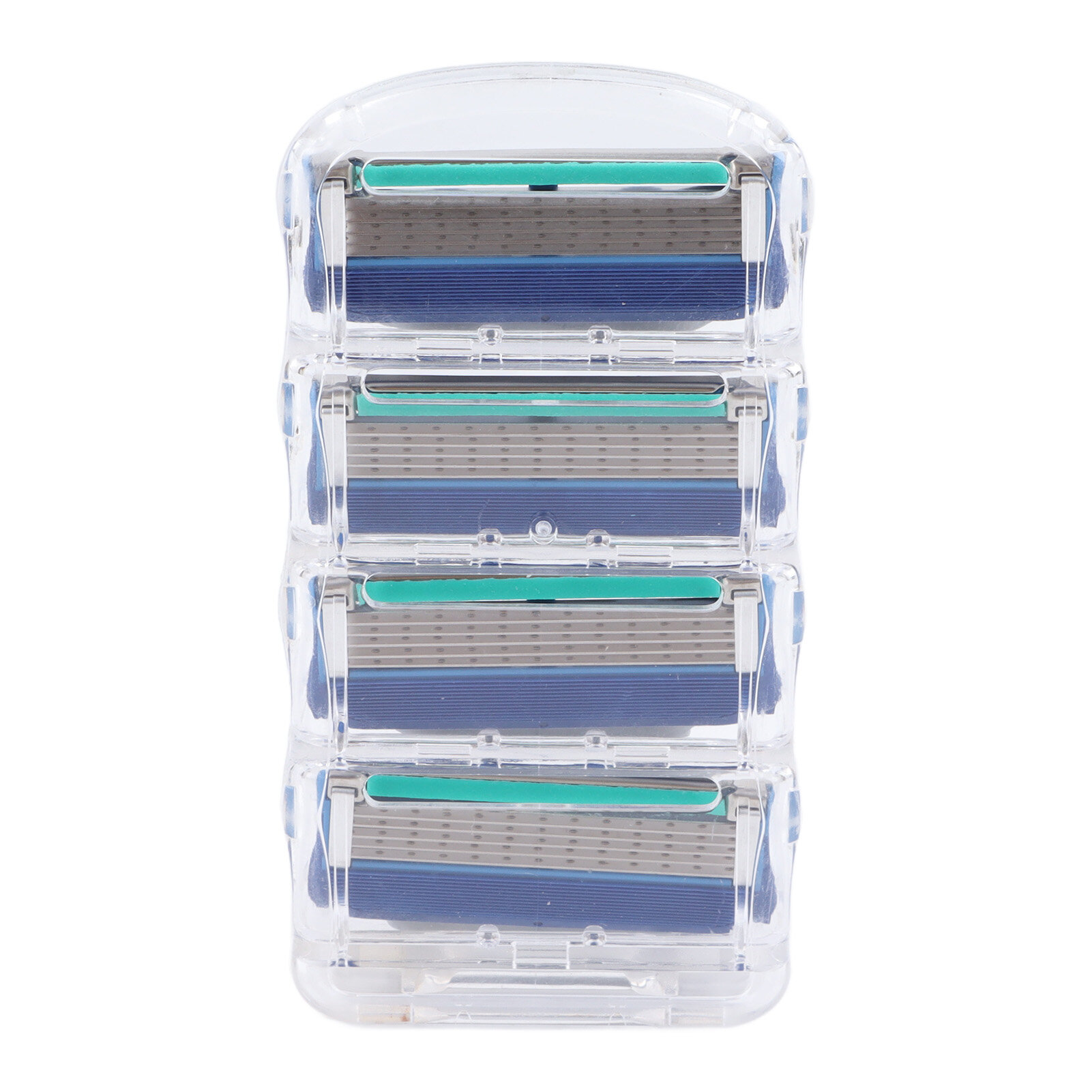 Сменные насадки для стрижки бороды с 5 лезвиями для Gillette, ручные бритвенные головки для триммера для бороды, 4 сменные насадки для стрижки бороды для бритья