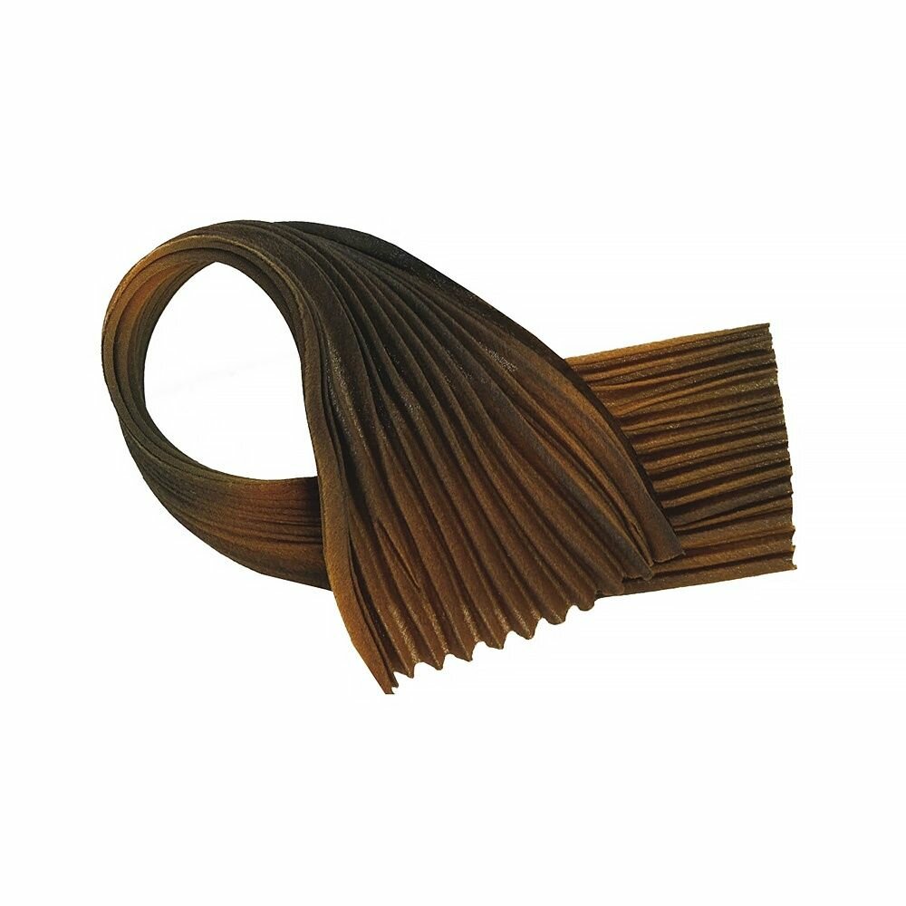 Декоративная лента Floranta "Shibori", 120 мм, 20 см, №124e, темно-коричневая