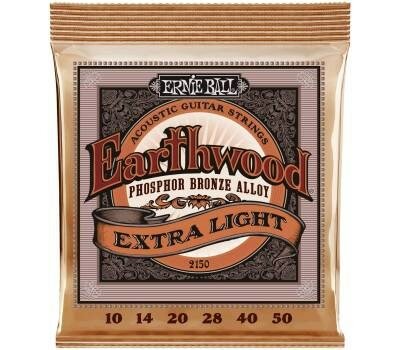 Ernie Ball 2150 Earthwood Phosphor Bronze Extra Light 10-50 - Струны для акустической гитары