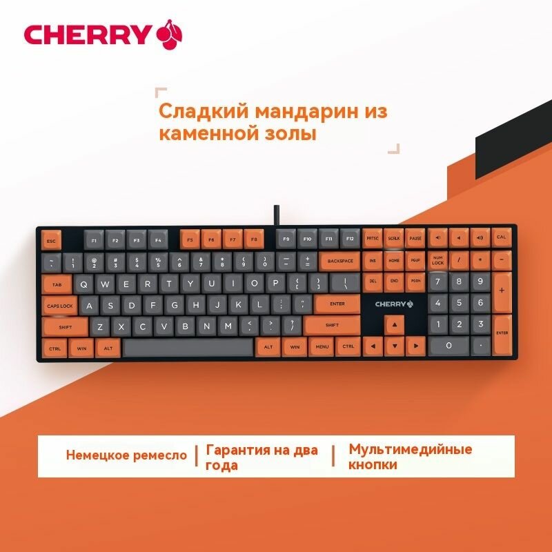 Механическая клавиатура CHERRY KC200 green axis