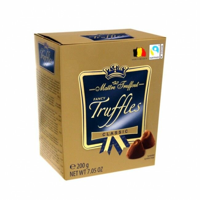 Конфеты трюфельные Maitre Truffout Fancy Truffles Classic (Бельгия) 200 гр.