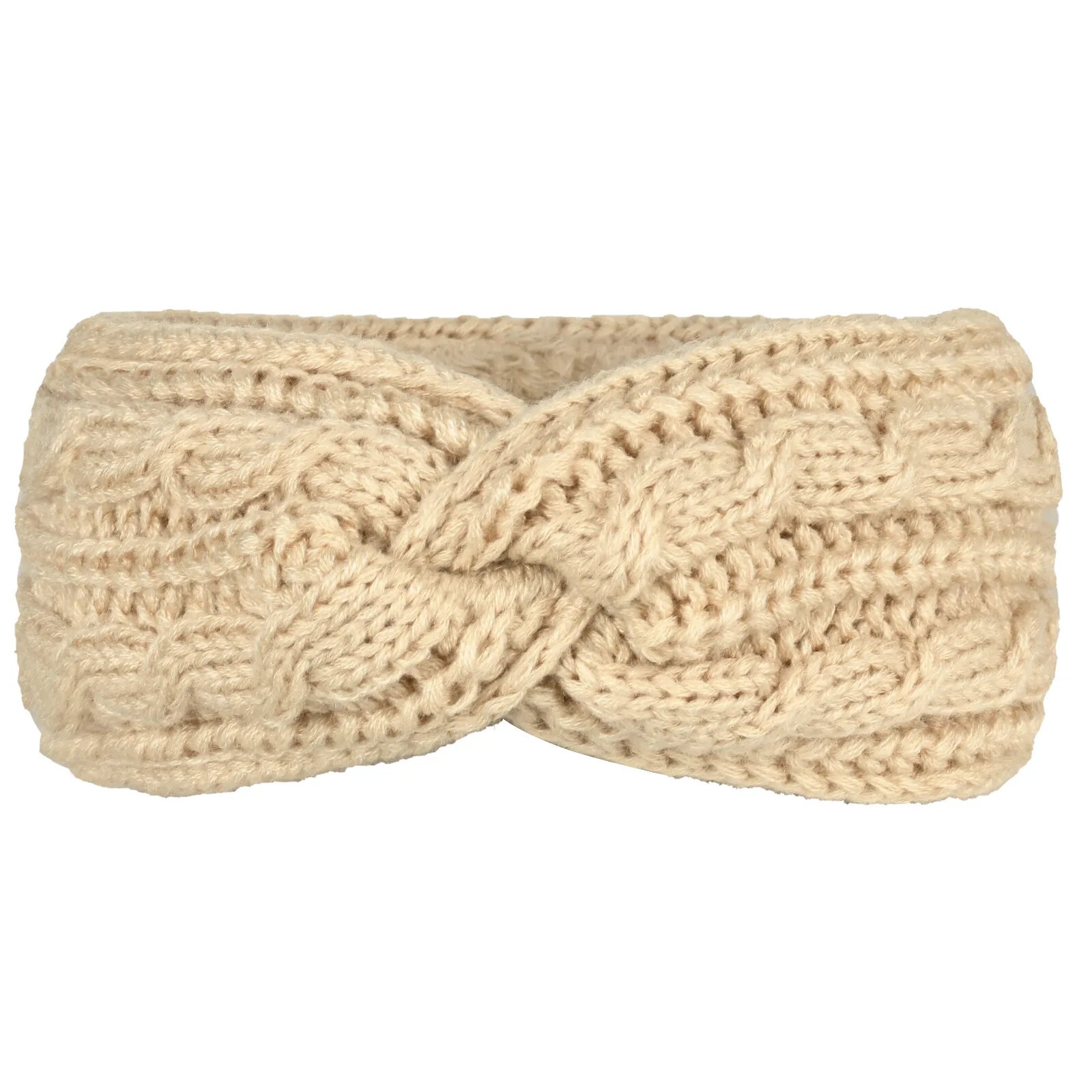 Шерстяные повязки на голову YJSFG HOUSE Бежевый, Бежевый
