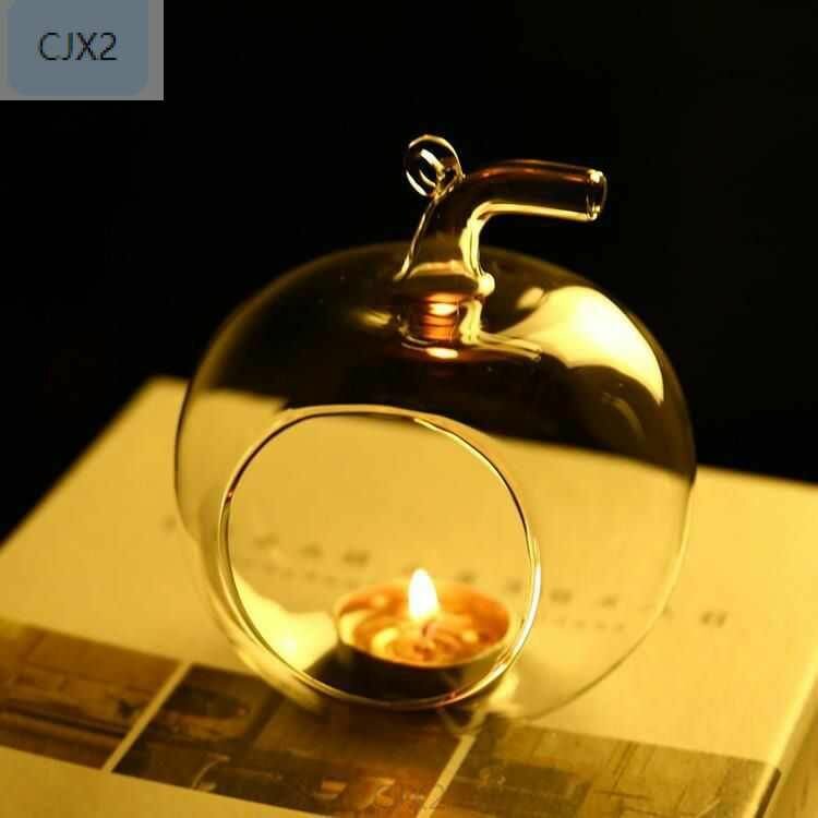 Конфетница, 10см, стекло, Яблоко, Clear-CJX2